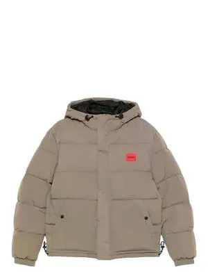 Hugo Hooded Padded Jacket - Neutrals