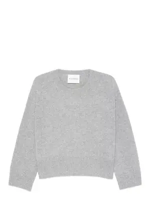 Closed Round-neck Sweater - Grey