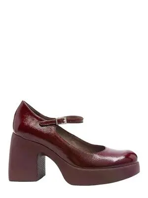 WONDERS 75mm Lady Mary Janes Pumps - Red