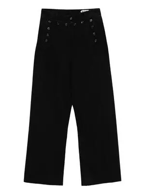 BODE Button-detailed Jeans - Black