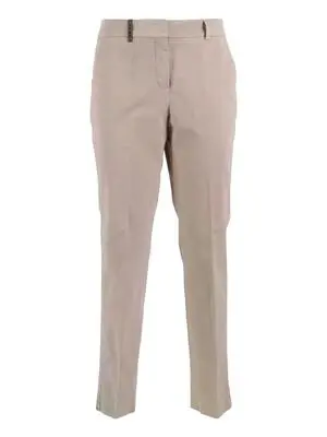 Peserico Cotton Trousers - Neutrals
