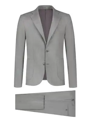 PAUL ZEIST Notched-lapel Single-breasted Suit - Grey