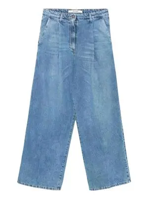 MERCI Pleated Jeans - Blue