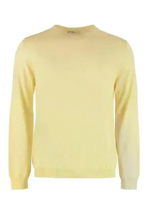 THE (ALPHABET) Ribbed-trim Sweater - Yellow