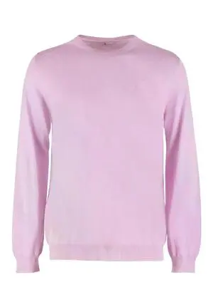 THE (ALPHABET) Ribbed-trim Sweater - Pink
