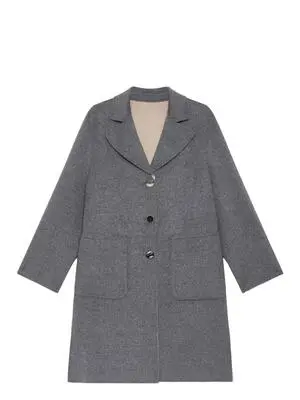 Malìparmi Patch-pocket Button Coat - Grey