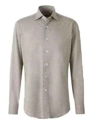 FRAY Pique-cotton Shirt - Neutrals