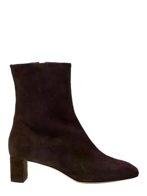 AEYDĒ 45mm Millie Suede Block-Heel Boots