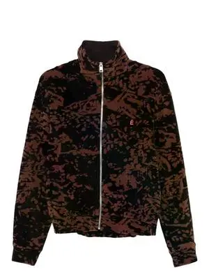 ÉTUDES STUDIO Velour Track Jacket - Brown