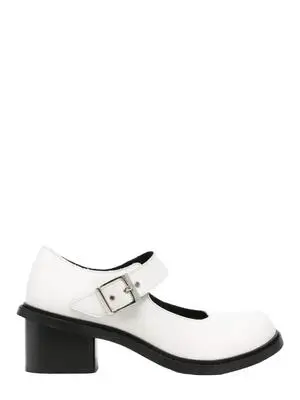 Comme Des Garçons X Phileo 75mm Leather Pumps - White