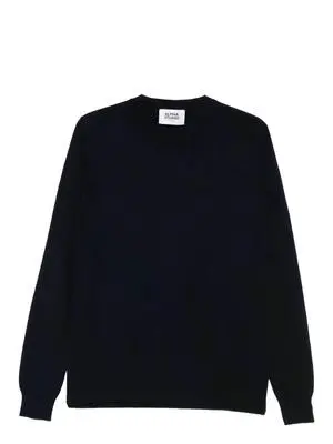 Alpha Studio Round-neck Cashmere Sweater - Black