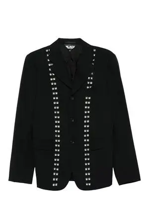 BLACK COMME DES GARÇONS Studded Single-breasted Jacket - Black