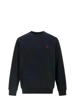 Gramicci Logo-embroidered Crew-neck Sweatshirt - Blue