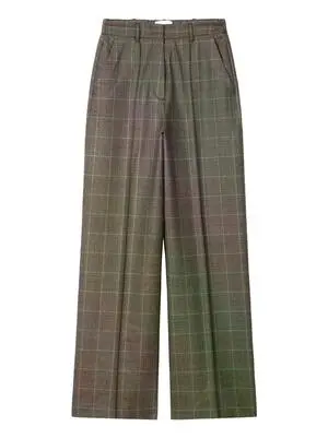 ERIC BOMPARD Check-Print Trousers