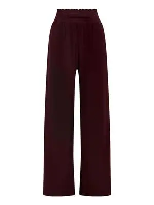 Malìparmi Elasticated-waist Straight Trousers - Red