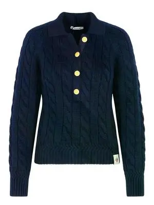 Bally Cable-knit Sweater - Blue
