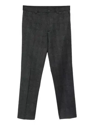Hugo Straight-leg Checked Trousers - Grey