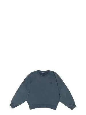 Bimba Y Lola Raglan-sleeve Cotton Sweatshirt - Blue
