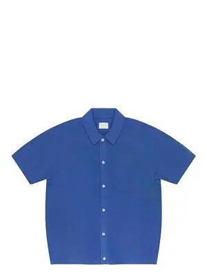 Aimé Leon Dore Cardigan Shirt - Blue