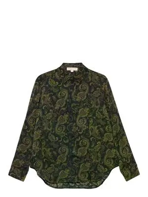 Michael Kors Paisley-print Shirt - Green