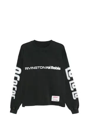 RRR123 Logo-print Crewneck Sweatshirt - Black