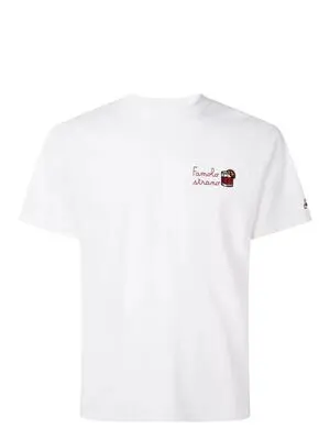 MC2 SAINT BARTH Embroidered-design T-shirt - White