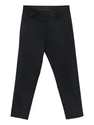 LOW BRAND Folded-detail Tailored Trousers - Blue