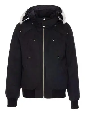 Moose Knuckles Original Ballistic Bomber Jacket - Black