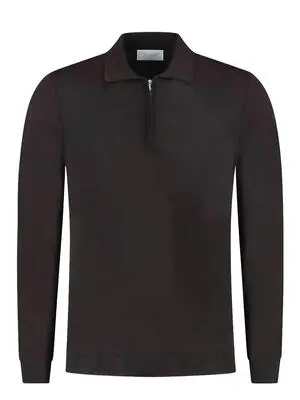 Marco Pescarolo Half-zip Polo-neck Sweater - Black