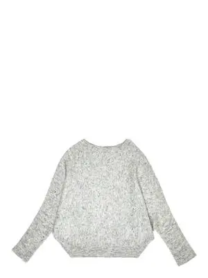 Bimba Y Lola Embellished Knit Sweater - Grey