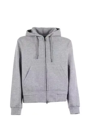 CIRCOLO 1901 Wool Zip-up Hoodie - Grey