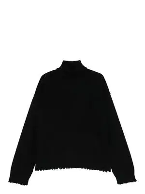 UMA WANG Cashmere Turtleneck Sweater - Black