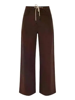 Munthe Drawstring-waist Trousers - Brown