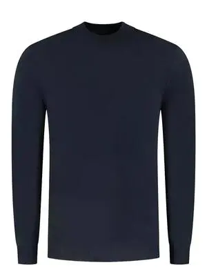 ZANONE Round-neck Long-sleeved Sweater - Blue