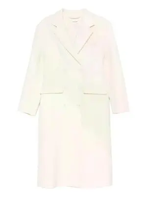 P.a.r.o.s.h Double-breasted Coat - White
