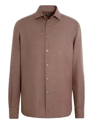 Zegna Cashco Shirt - Brown