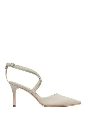 Bernardo 1946 Yazmin Pointed-toe Heeled Pumps - Grey