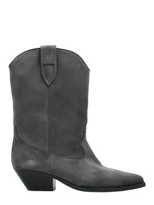 Isabel Marant 40mm Duerto Suede Ankle Boots - Grey