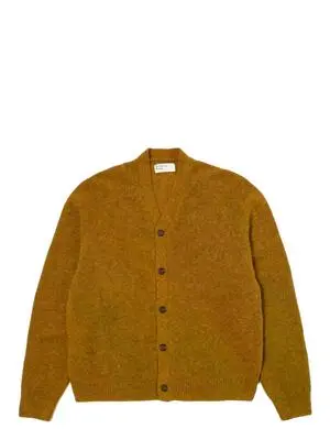 Universal Works David Button-up Cardigan - Yellow