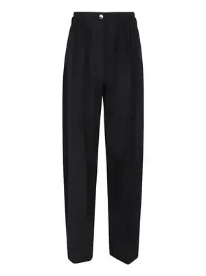 Sportmax Elastic-waist Trousers - Black