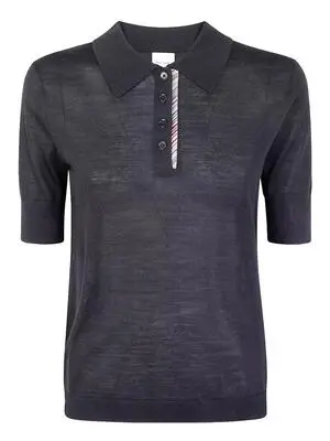 PAUL SMITH Short-Sleeve Buttoned Polo Shirt