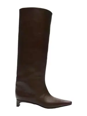 LOULOU 35mm Haven Knee-high Boots - Brown