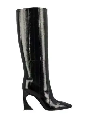 Fendi 95mm Arco Panelled Knee-high Boots - Black