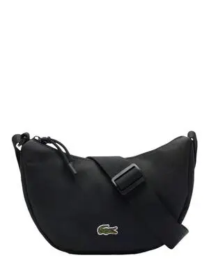 Lacoste Logo-plaque Crossbody Bag - 000 Noir Black