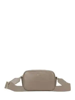 BOSS Logo-plaque Zip Shoulder Bag - Brown