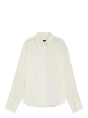 BOSS Buttoned-cuffs Shirt - White