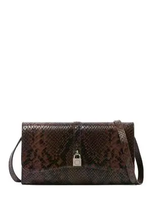 Stella McCartney Padlock Crossbody Bag - Brown