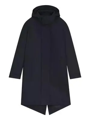 BOSS Hooded Tailored Fit Coat - Black