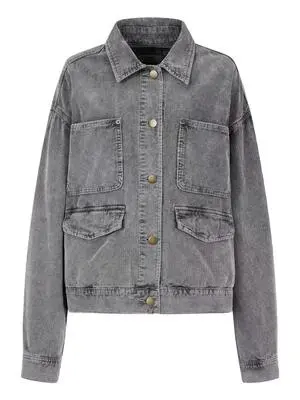 STUDIO TOMBOY Corduroy Denim Jacket - Grey