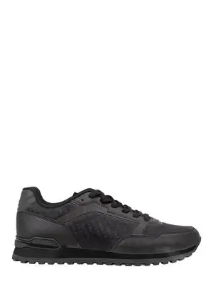 BOSS Patterned Lace-up Sneakers - Black